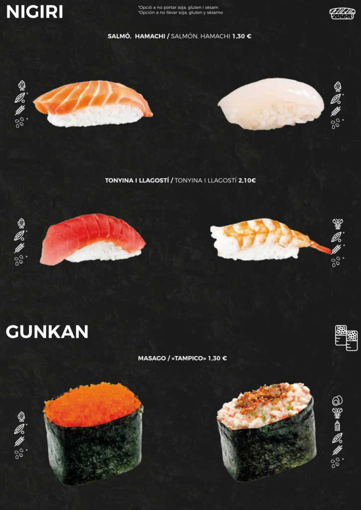 Carta - Sushi And Gong